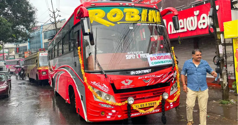 ഹൈക്കോടതി ഉത്തരവു ലംഘനം, റോബിന്‍ ബസ് അകത്തായി - atmalayalam.in